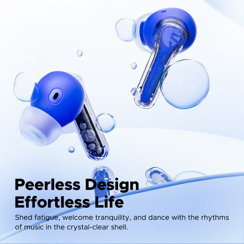 Clear | Transparent Blue - SOUNDPEATS